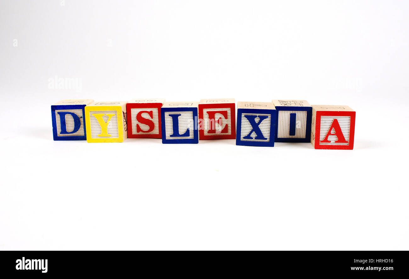 Dyslexia conceptual image hi-res stock photography and images - Alamy