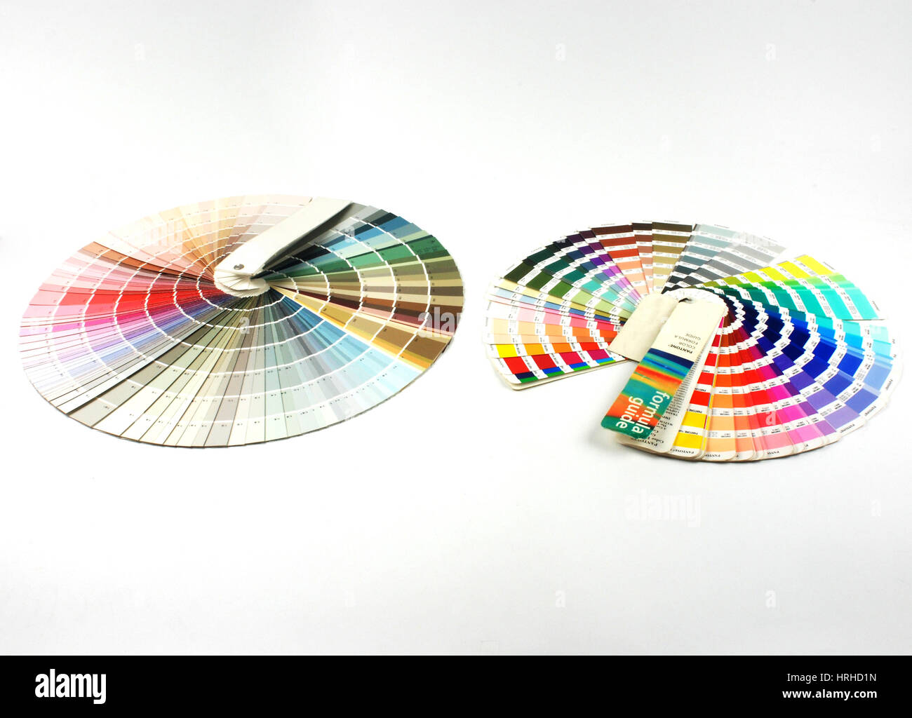 Color Palette Wheels Stock Photo - Alamy