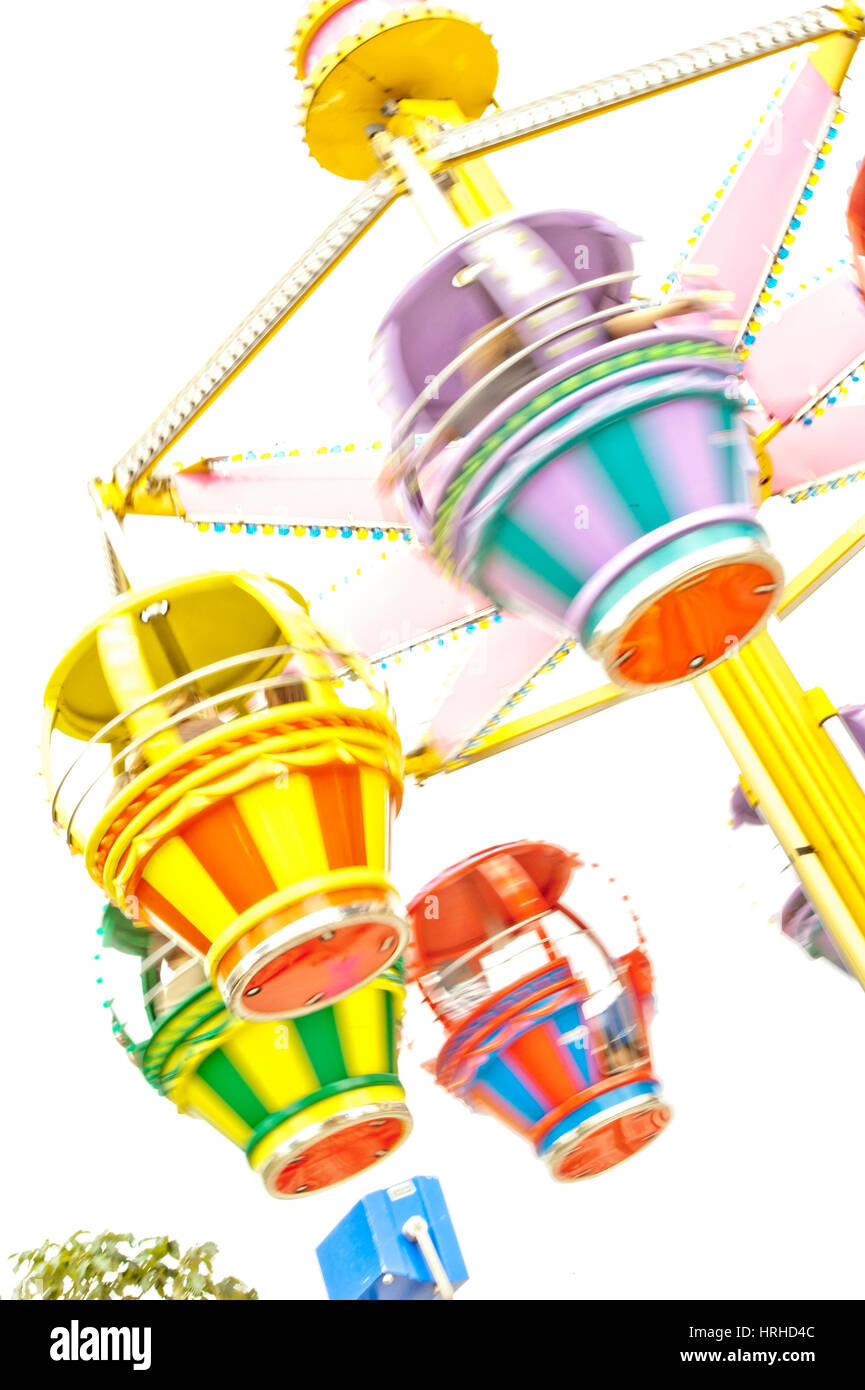 Ringelspiel am Jahrmarkt - merry-go-round Stock Photo - Alamy