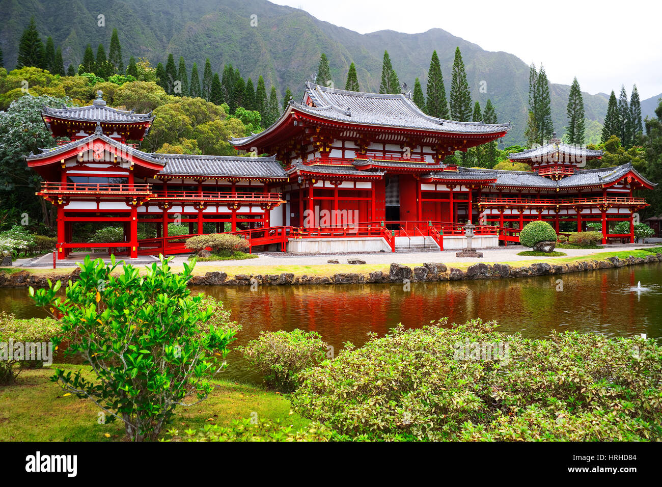 Byodo-In Temple, Oahu, Hawaii Stock Photo - Alamy