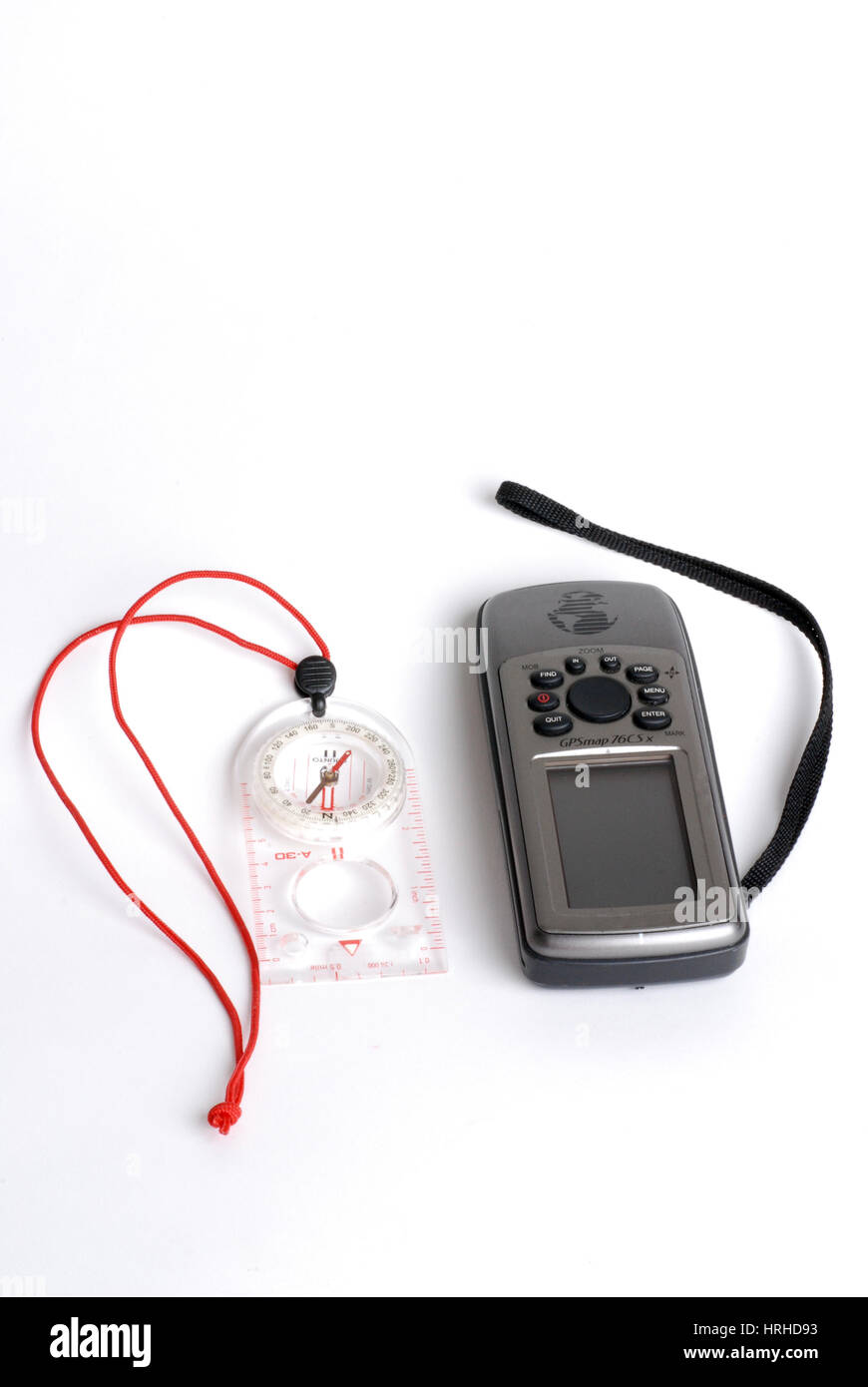 Compass and GPS Stock Photo - Alamy