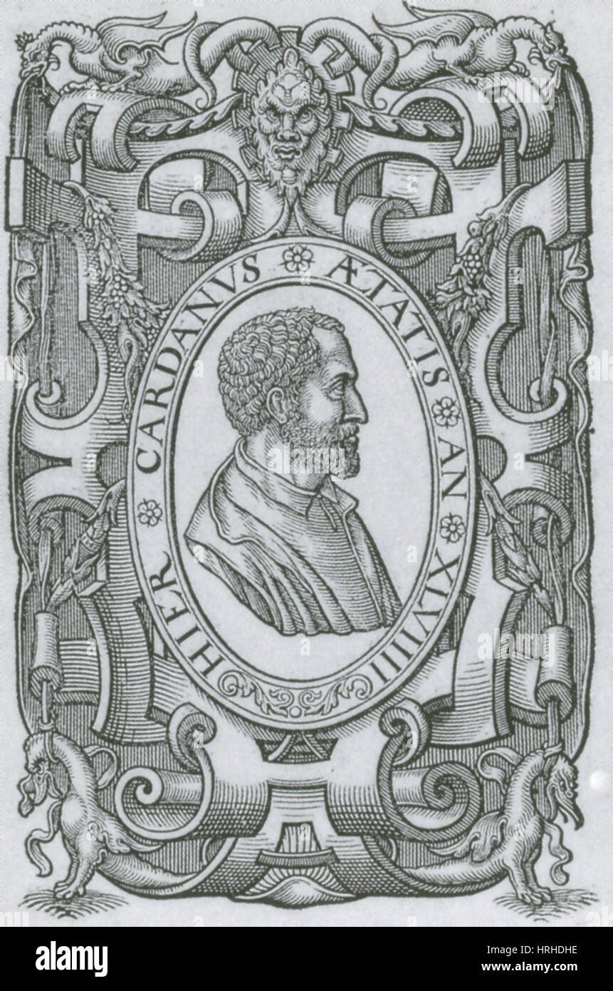 Girolamo Cardano, Italian Mathematician Stock Photo - Alamy