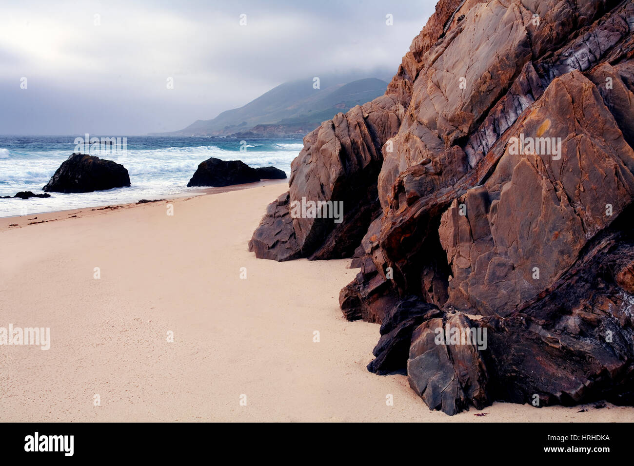 Garrapata Beach State Park, Big Sur, California Stock Photo - Alamy