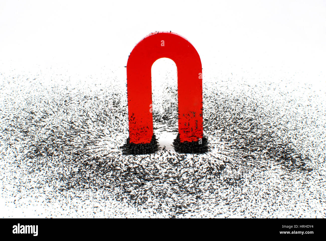 Magnetism experiment hi-res stock photography and images - Alamy