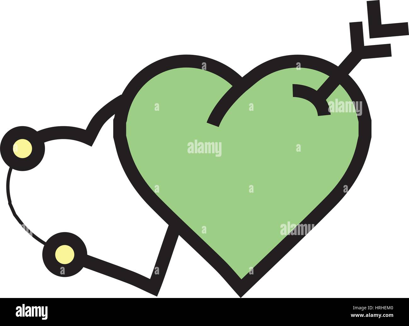 Two arrow on white Stock Vector Images - Alamy