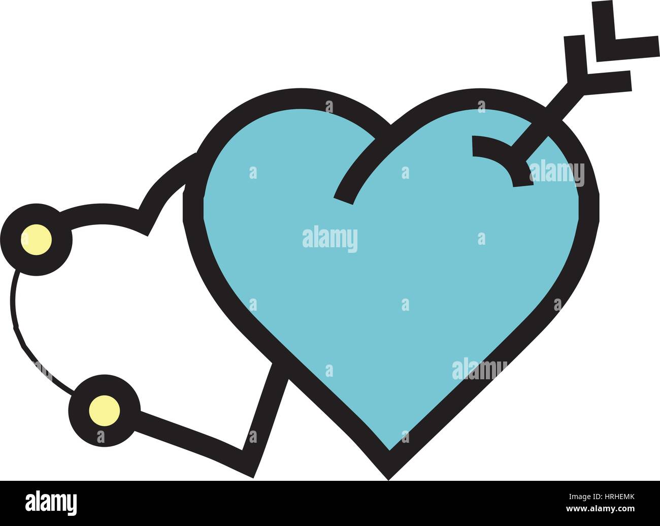 Two arrow on white Stock Vector Images - Alamy