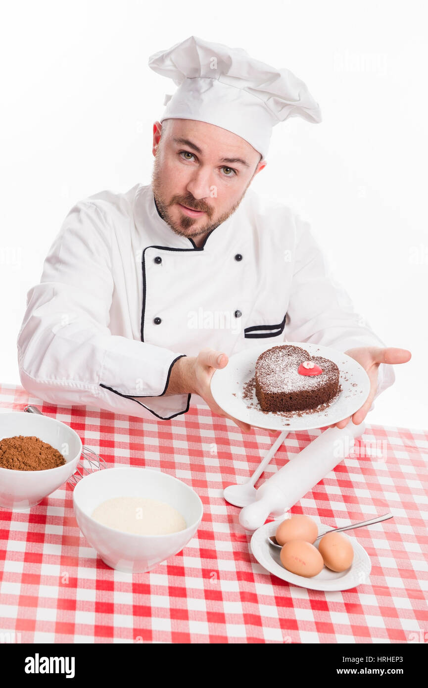 Kuchenbaecker - cake baker Stock Photo - Alamy