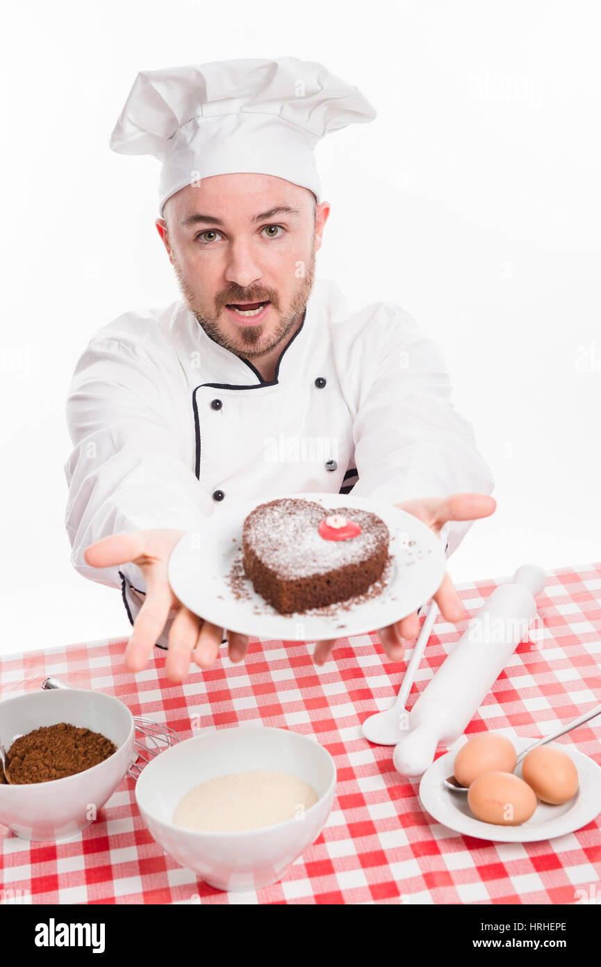Kuchenbaecker - cake baker Stock Photo - Alamy