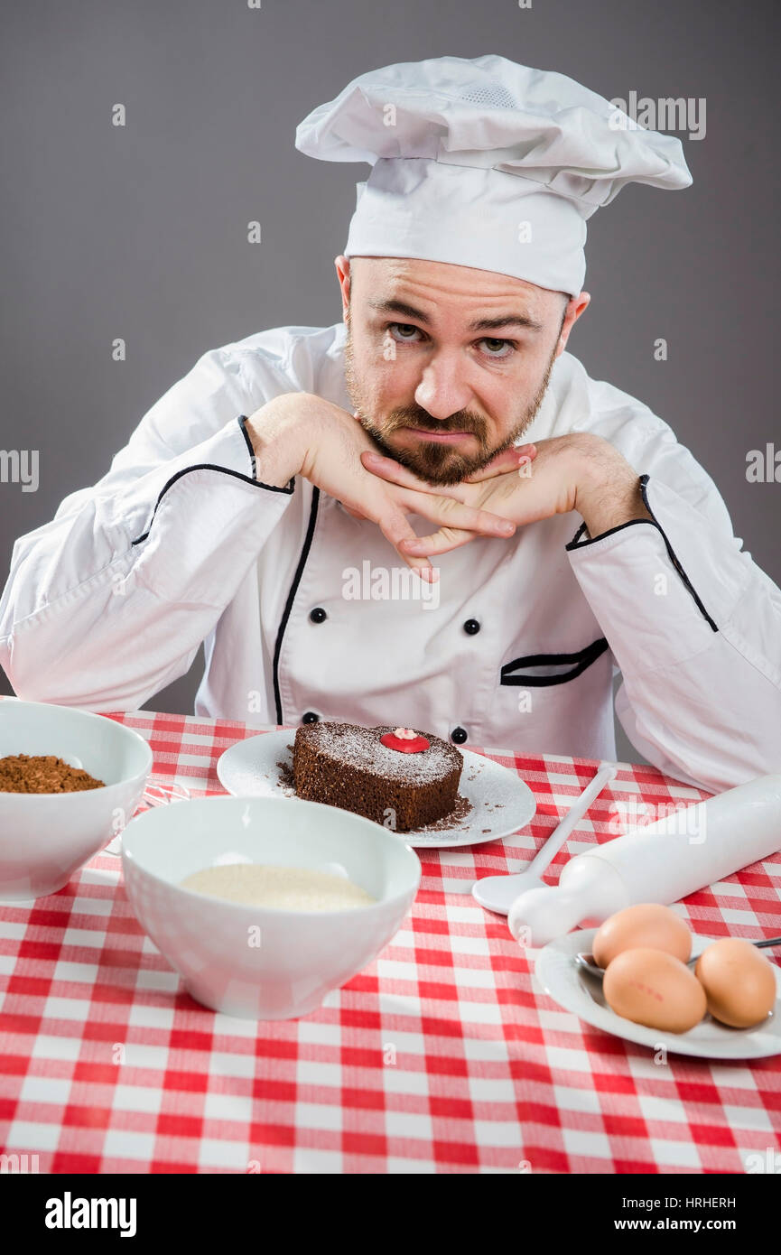 Kuchenbaecker - cake baker Stock Photo - Alamy