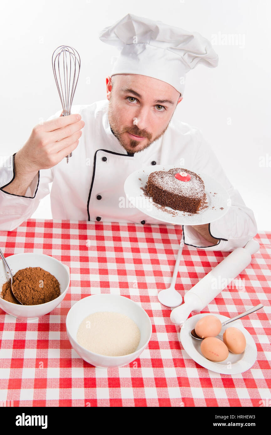 Kuchenbaecker - cake baker Stock Photo - Alamy