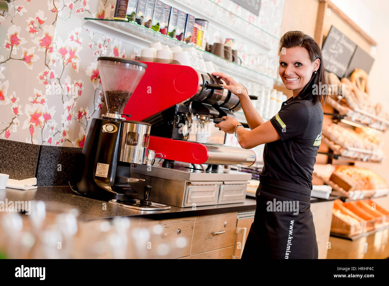 Kellnerin - waitress Stock Photo - Alamy