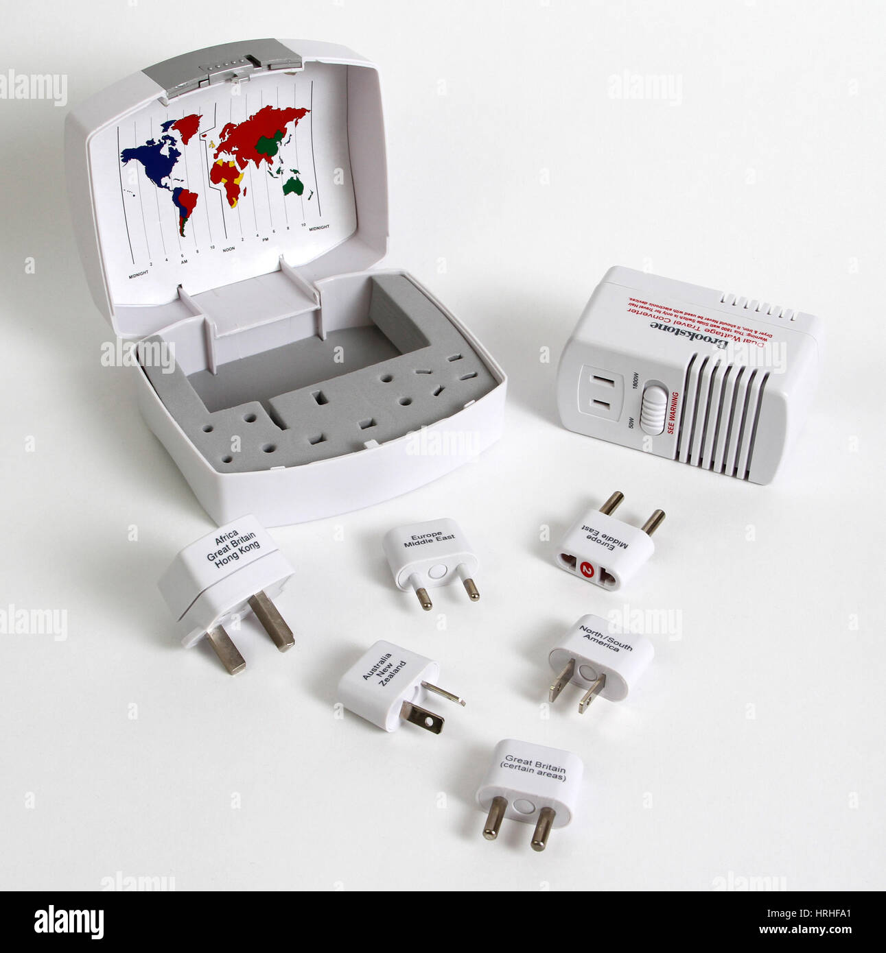 International Plug Adaptors Stock Photo - Alamy
