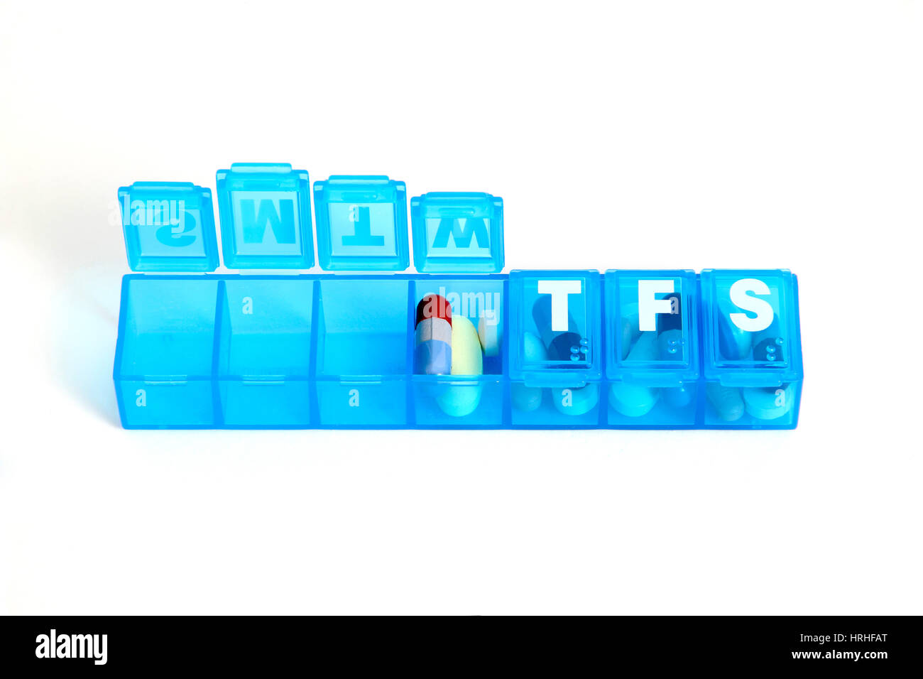 Medical pill box tablet Cut Out Stock Images & Pictures - Alamy