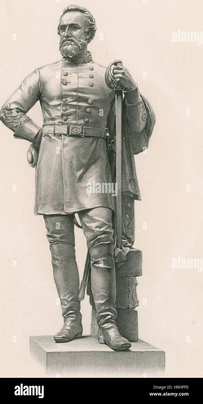 Stonewall Jackson, Confederate General Stock Photo - Alamy