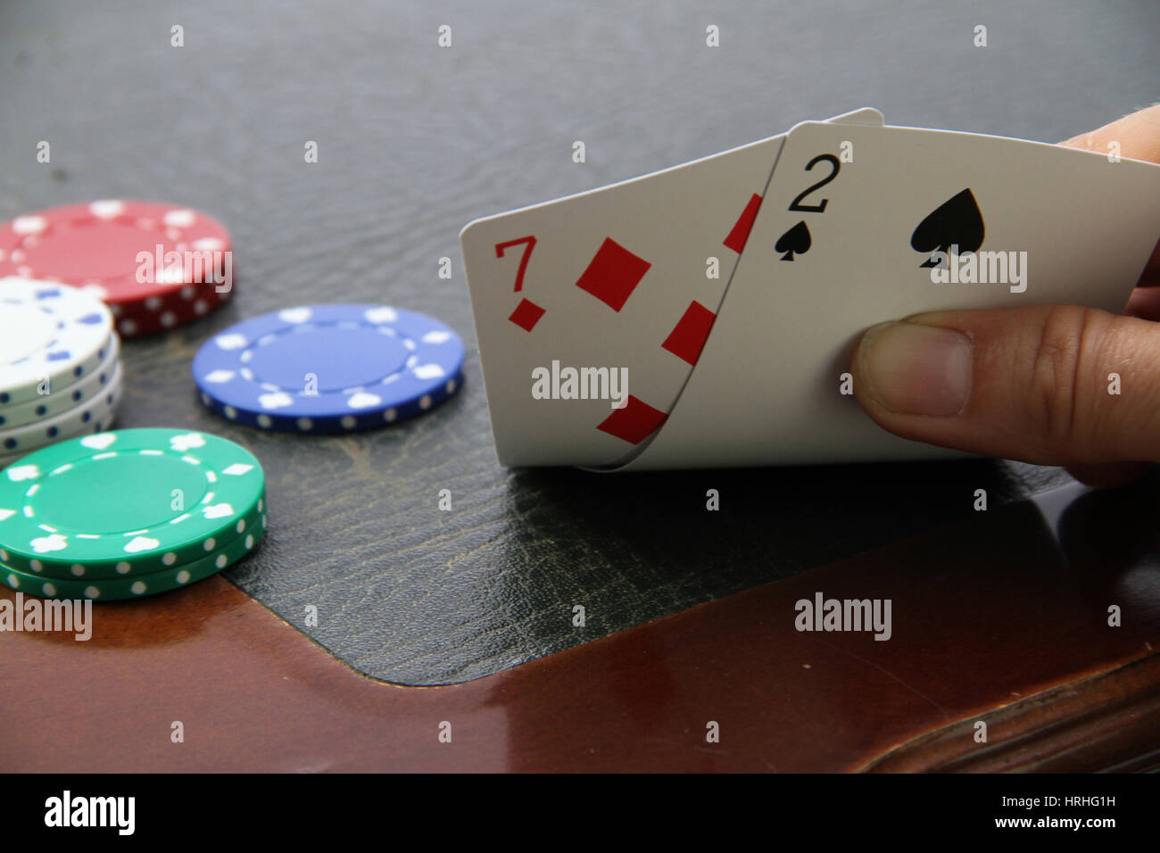 Bad poker hand hi-res stock photography and images - Alamy