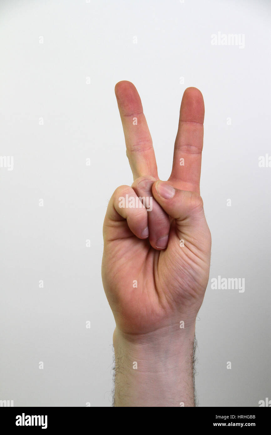 Hand Sign Language Alphabet High Resolution Stock Photography and ...