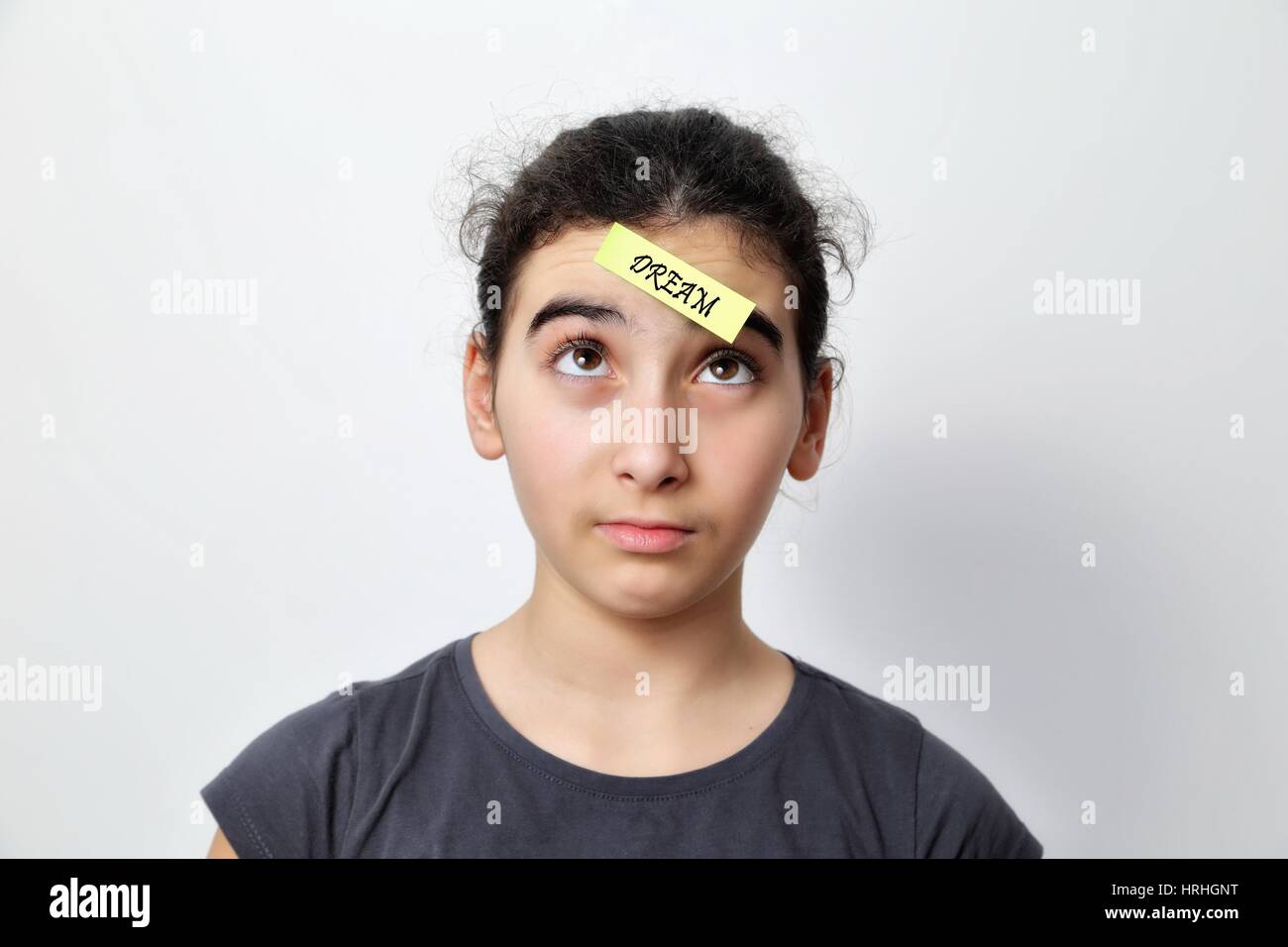 Sticker on forehead hi-res stock photography and images - Alamy