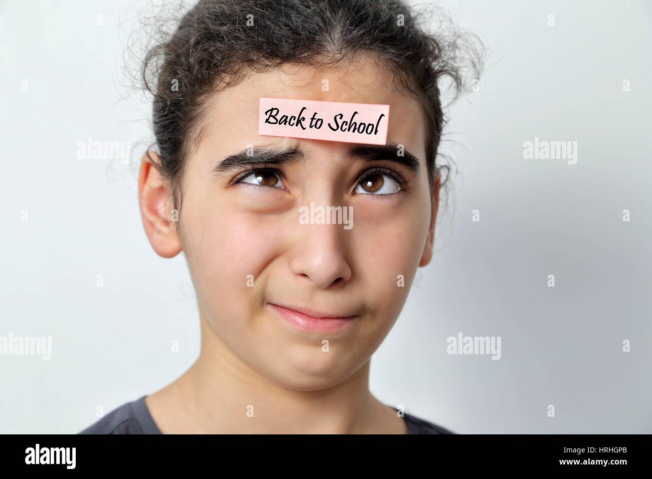 Sticky note on forehead hi-res stock photography and images - Alamy
