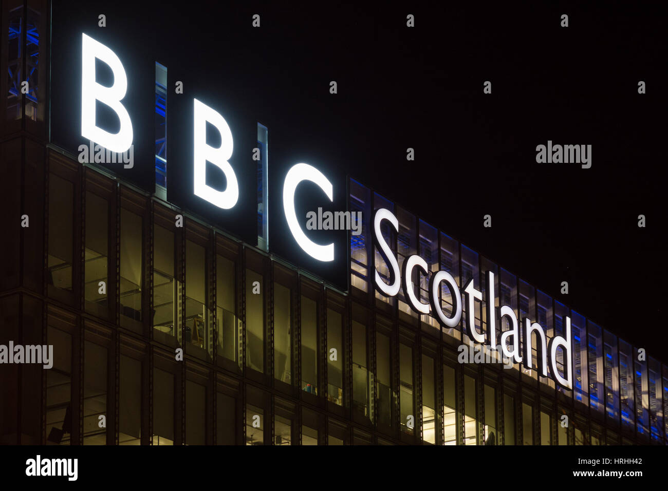 Bbc scotland headquarters sign hi-res stock photography and images - Alamy