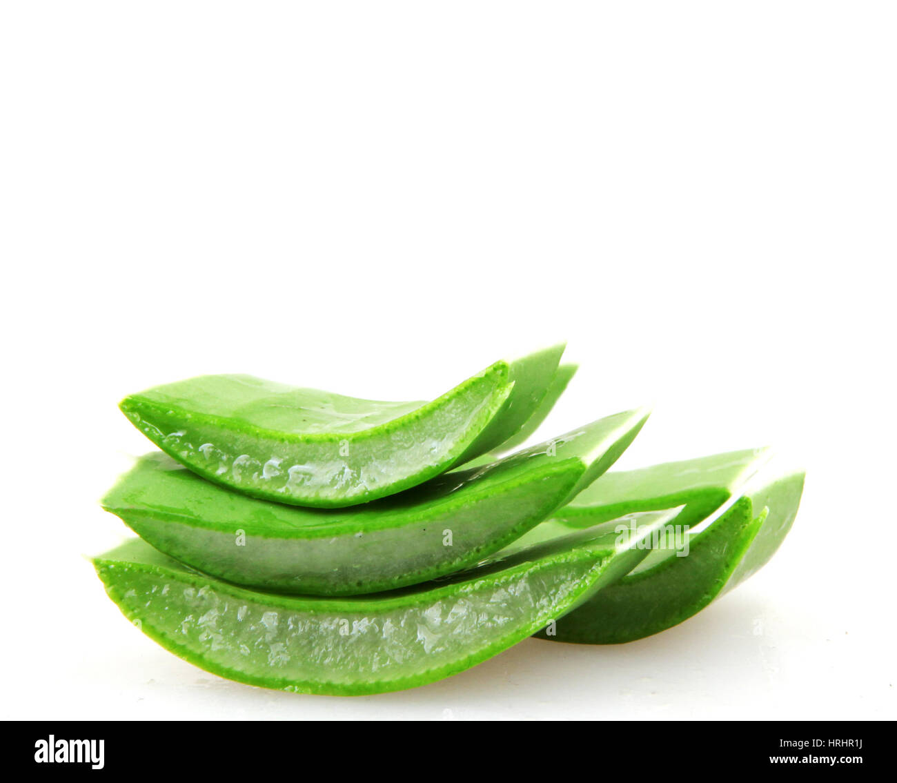 Aloe vera isolated on white background Stock Photo - Alamy