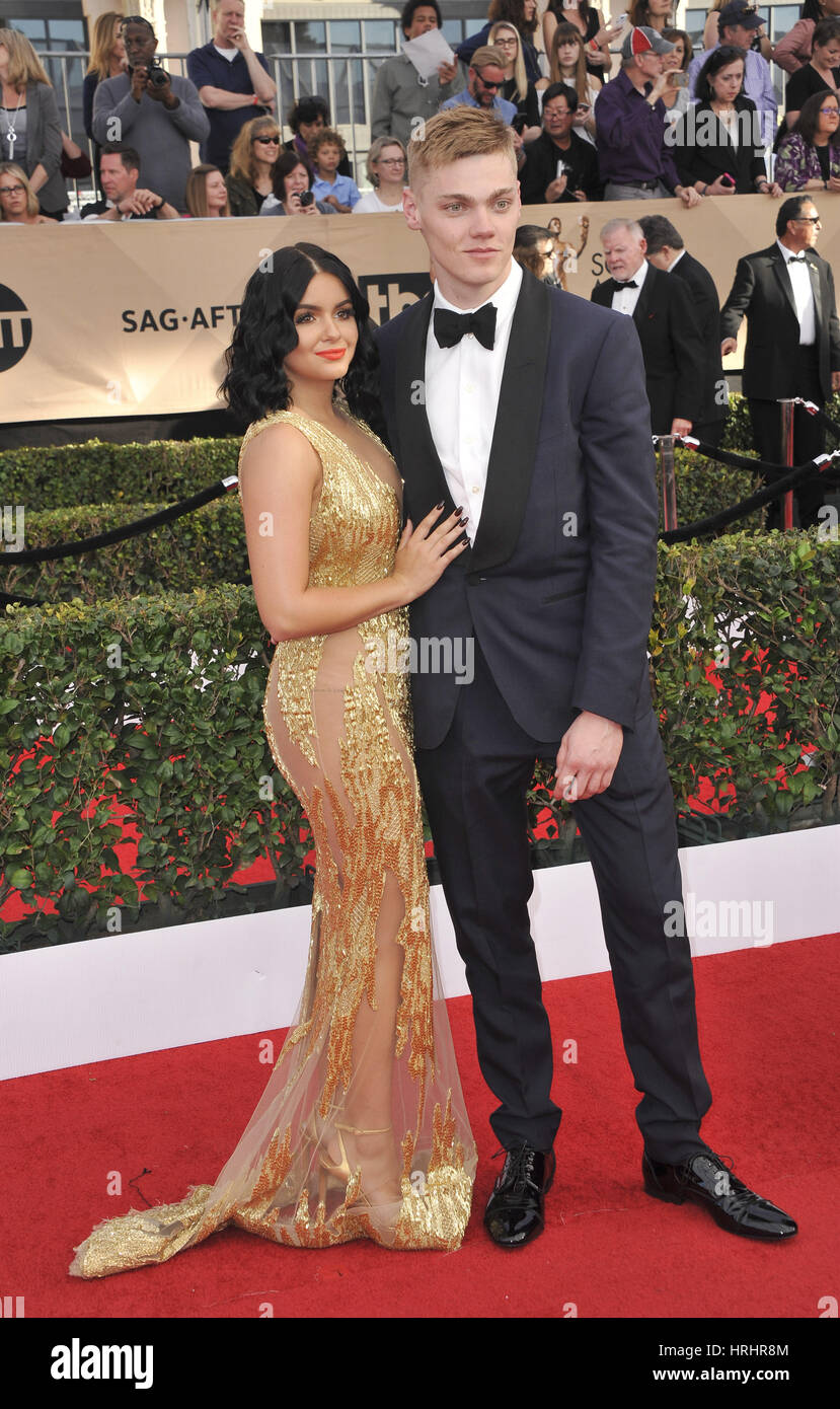 The SAG Awards 2017 Arrivals Featuring: Ariel Winter, Levi Meaden Where: Los Angeles, California ...