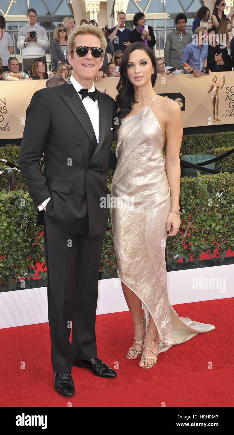 The SAG Awards 2017 Arrivals Featuring: Matthew Modine, Ruby Modine ...