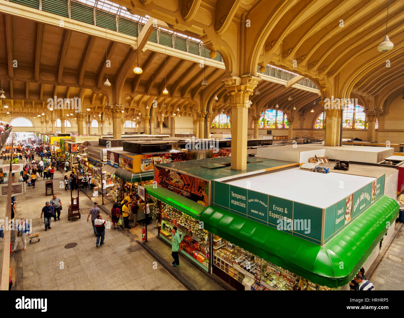 Brazil, State of Sao Paulo, City of Sao Paulo, Interior view of the ...