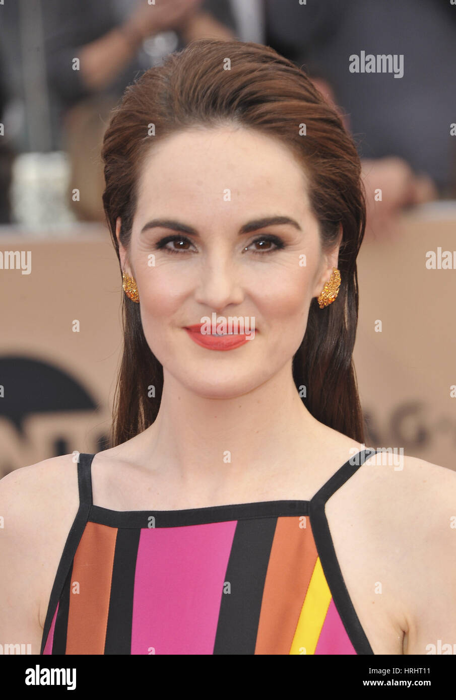 The SAG Awards 2017 Arrivals Featuring: Michelle Dockery Where: Los ...