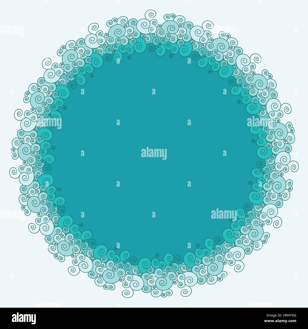 Ocean Wave Border Frame
