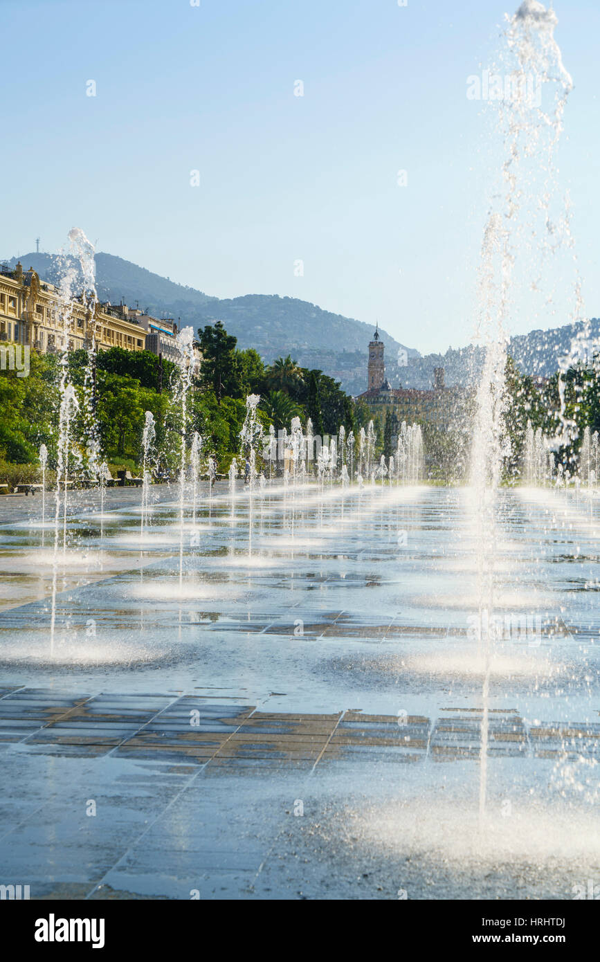 Promenade du Paillon, Nice, Alpes-Maritimes, Cote d'Azur, Provence ...