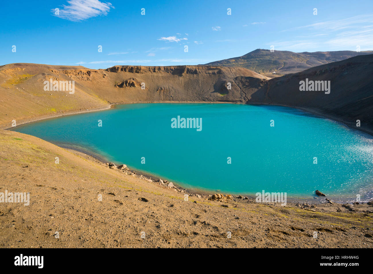 Viti Crater, Krafla, Iceland, Polar Regions Stock Photo - Alamy