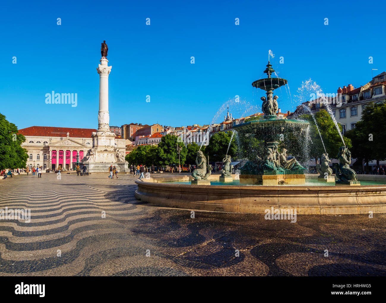 Lisbon historic square hi-res stock photography and images - Alamy