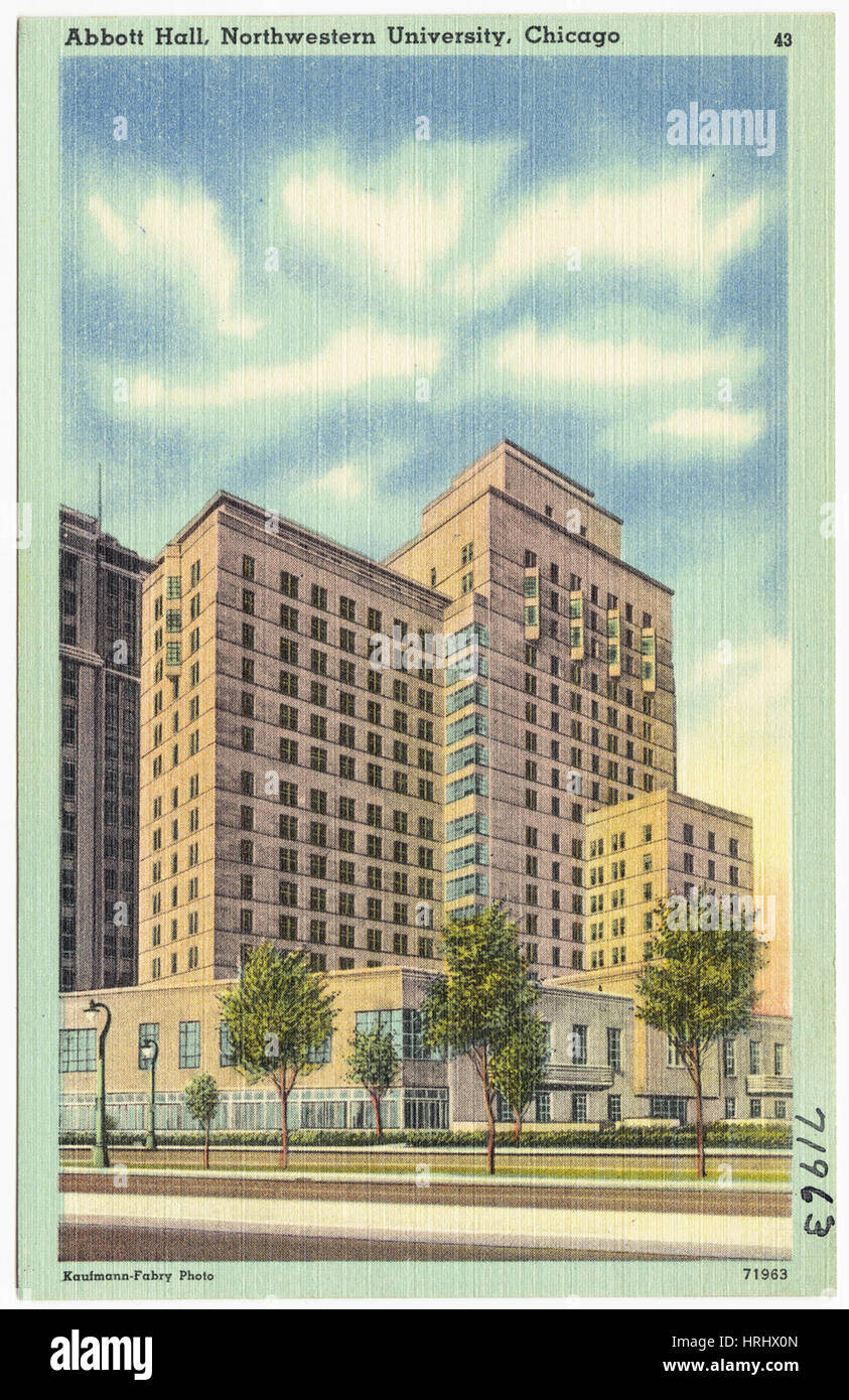 Illinois - Abbot Hall, Northwestern University, Chicago Stock Photo - Alamy