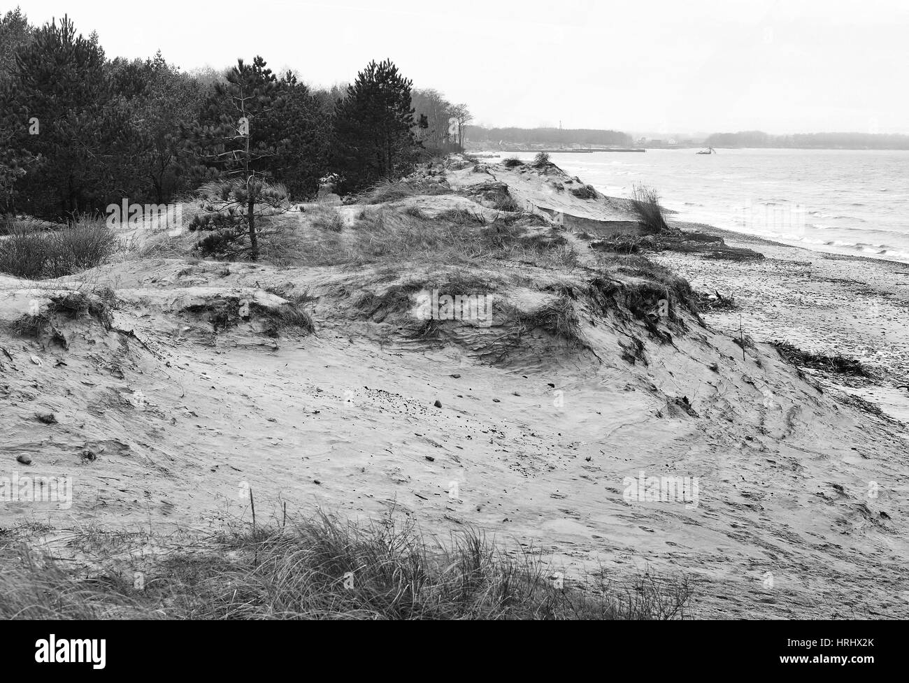 shore horizon, sand dune, view from height Stock Photo - Alamy