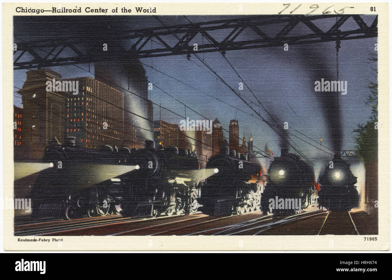 Illinois - Chicago- Railroad center of the world Stock Photo - Alamy