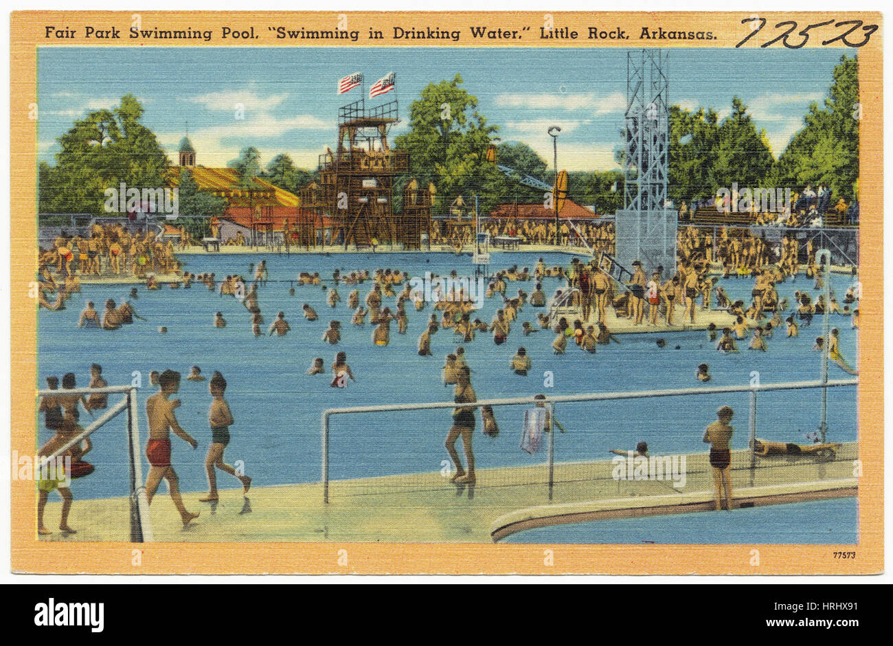 Fair Park swimming pool Stock Photo - Alamy