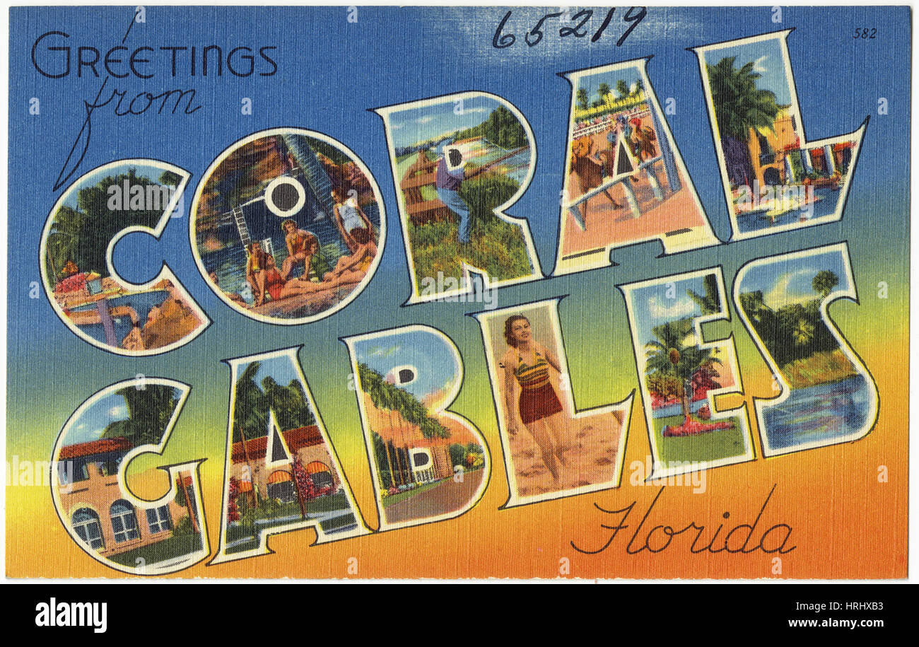 Greetings from florida hi-res stock photography and images - Alamy