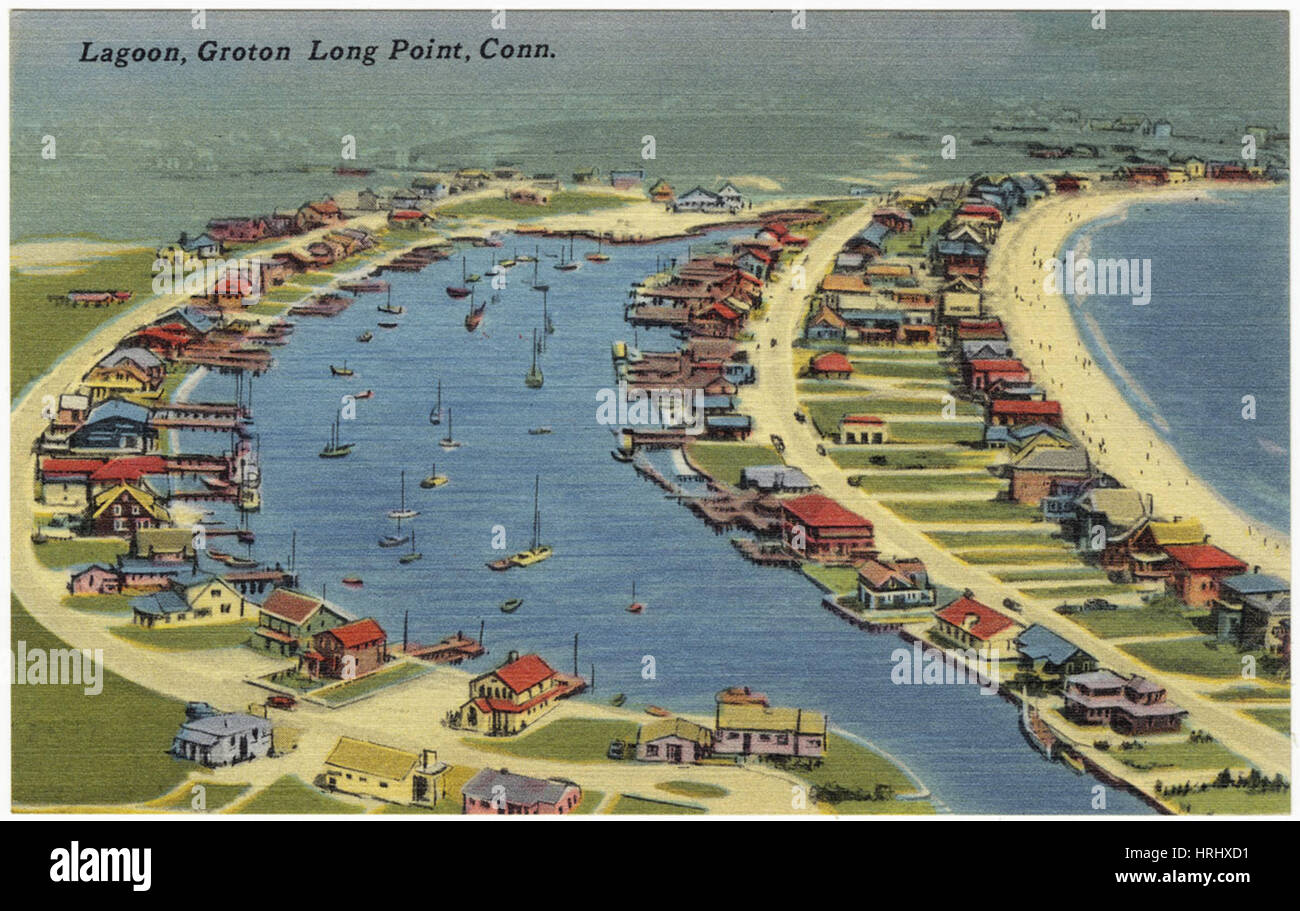 Connecticut - Lagoon, Groton Long Point, Conn Stock Photo - Alamy