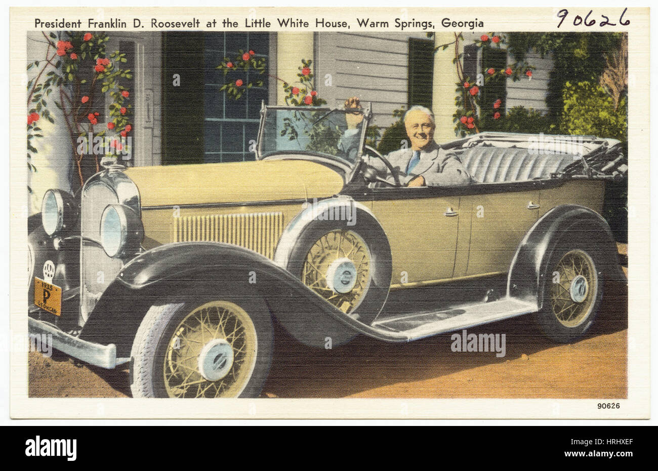 Georgia - President Franklin D. Roosevelt at the Little White House ...