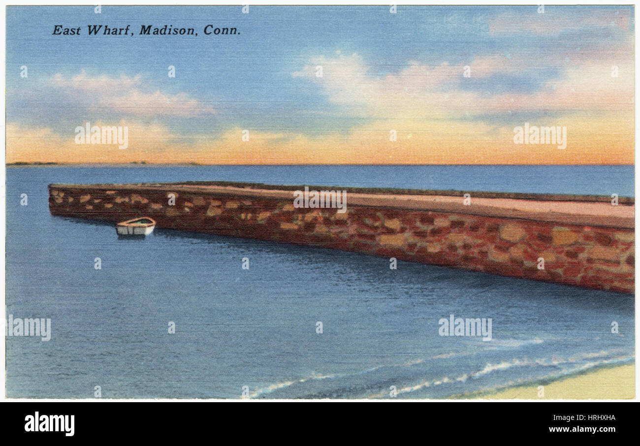 Connecticut - East Wharf, Madison, Conn Stock Photo - Alamy