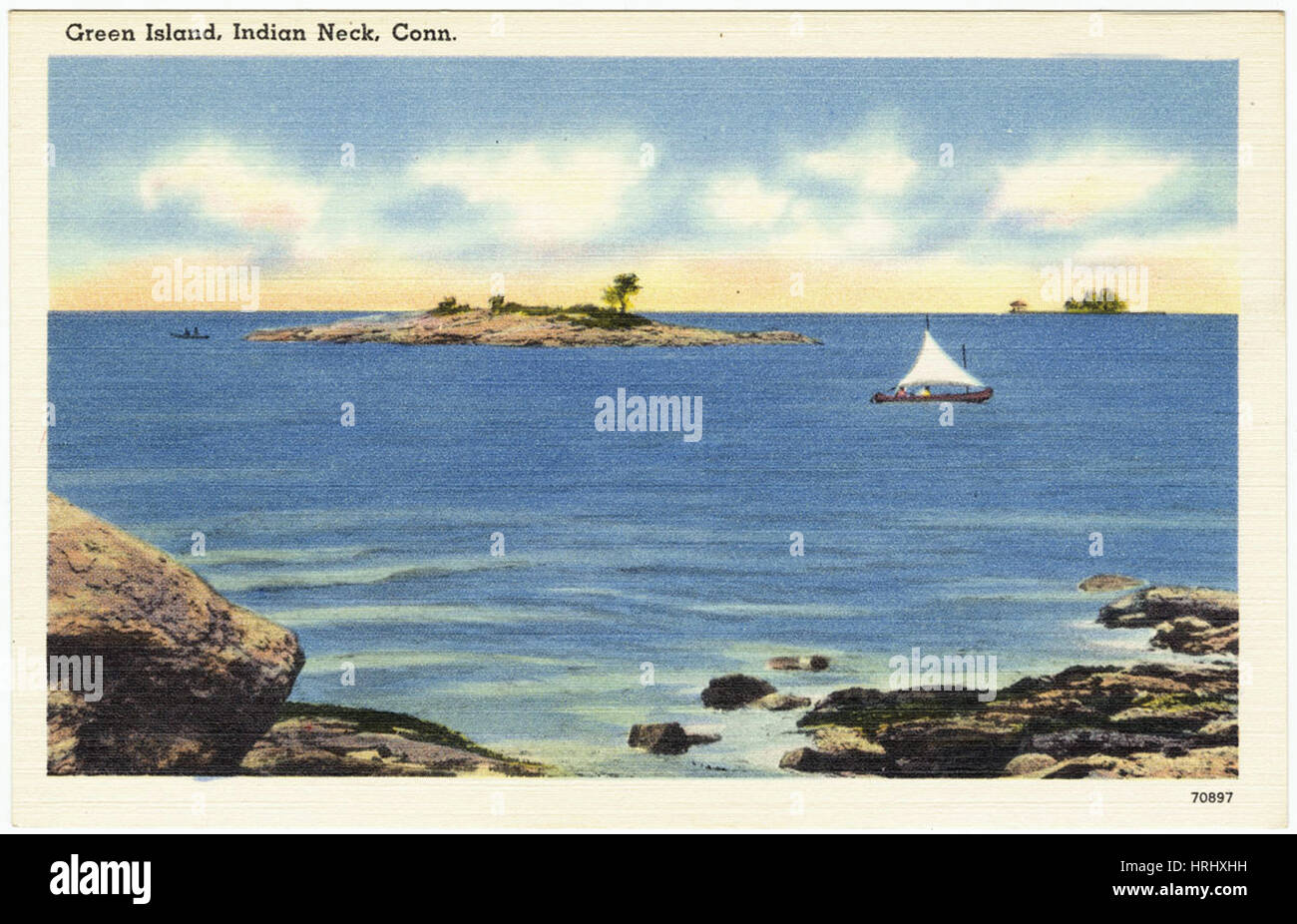 Connecticut - Green Island, Indian Neck, Conn Stock Photo - Alamy
