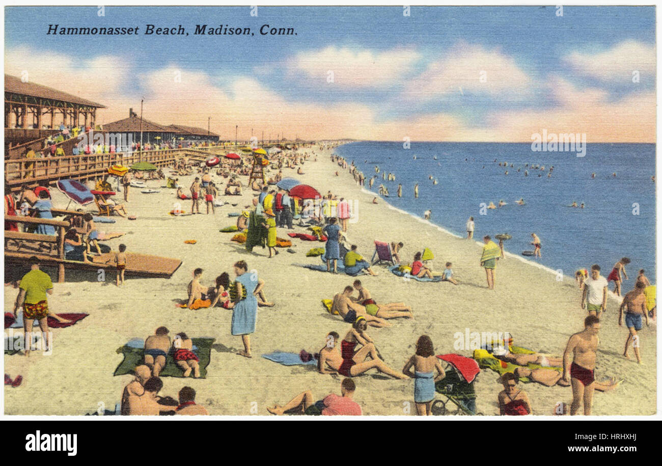 Connecticut - Hammonasset Beach, Madison, Conn Stock Photo - Alamy