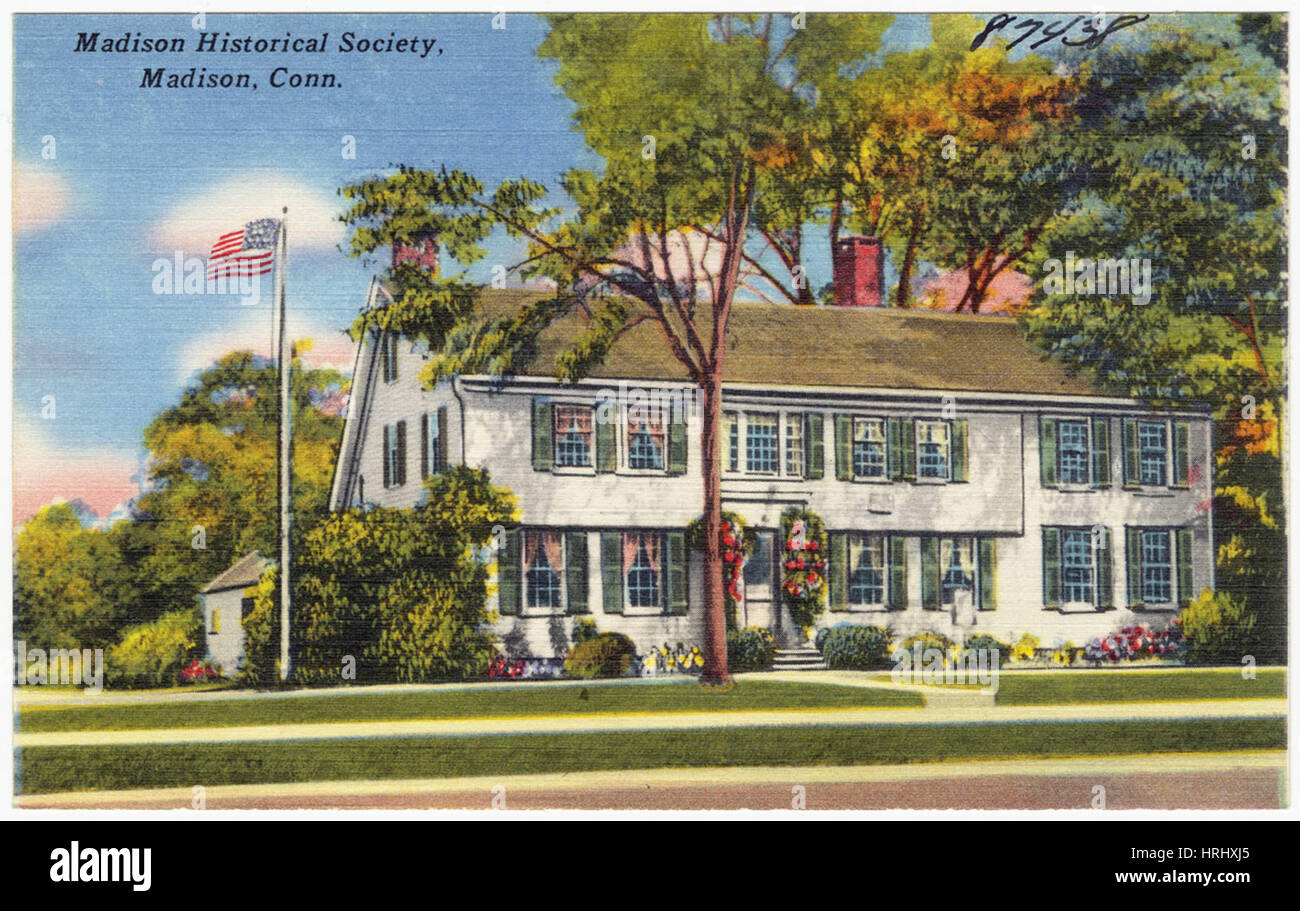 Connecticut - Madison Historical Society, Madison, Conn Stock Photo - Alamy