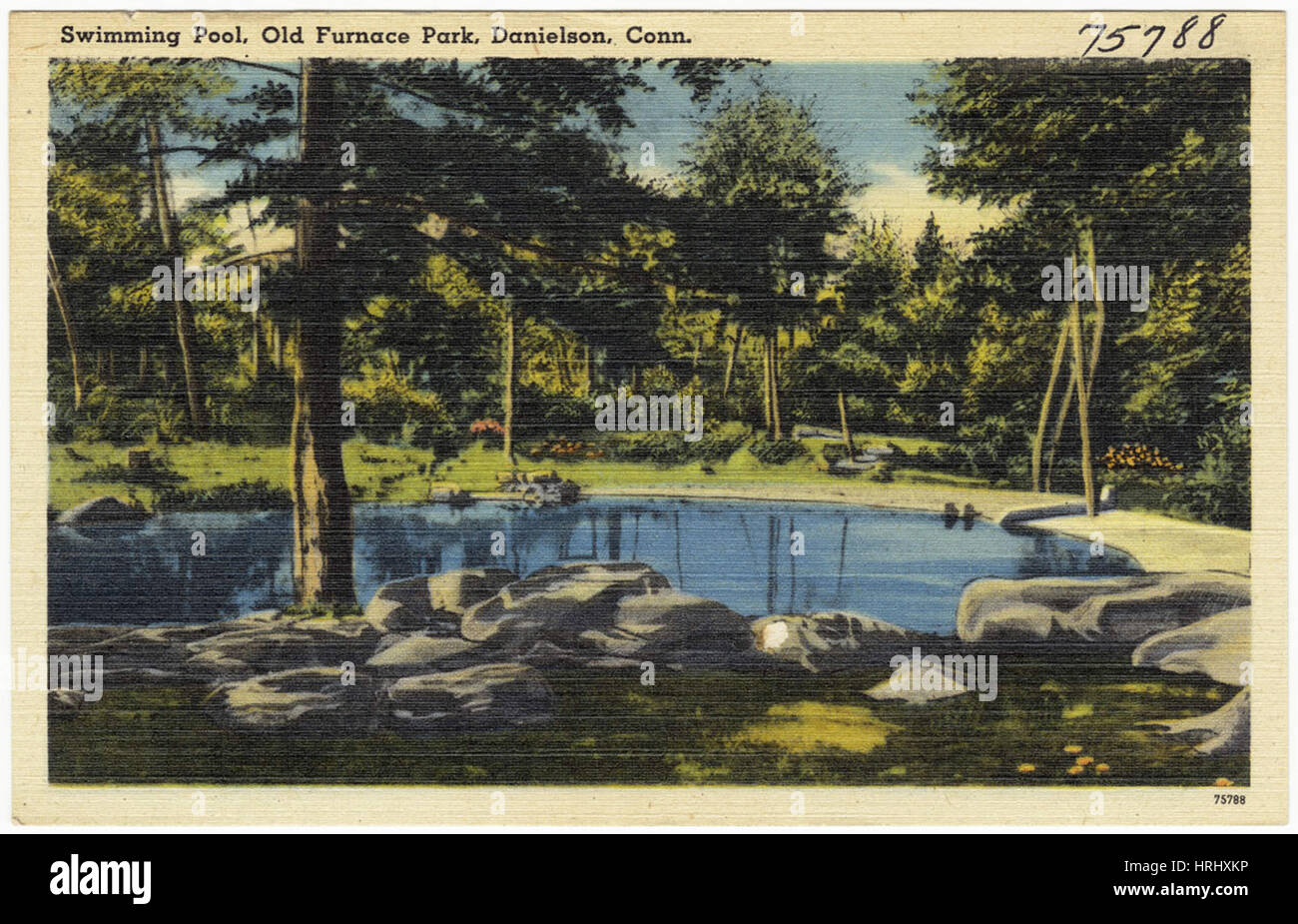 Connecticut - Swimming pool, Old Furnace Park, Danielson, Conn Stock ...