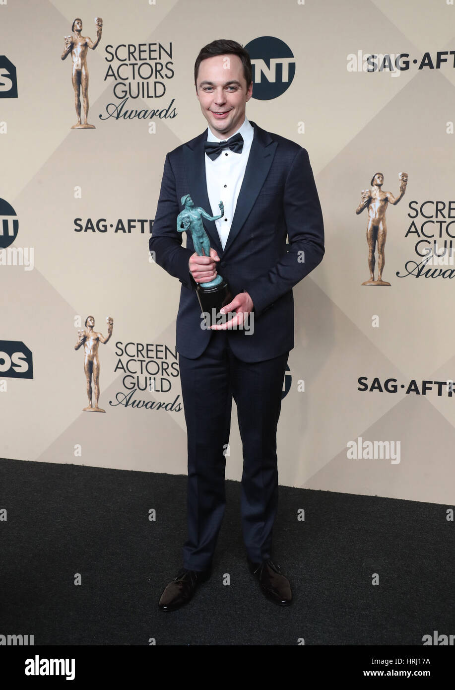 23rd Annual Screen Actors Guild Awards - Press Room Featuring: Jim ...