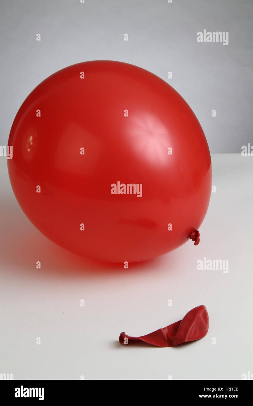 Inflated deflated balloon hi-res stock photography and images - Alamy