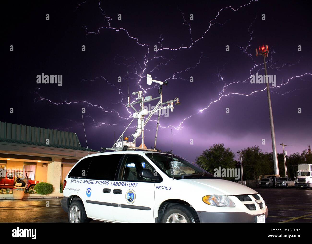 Lightning, NSSL Mobile Mesonet Stock Photo - Alamy
