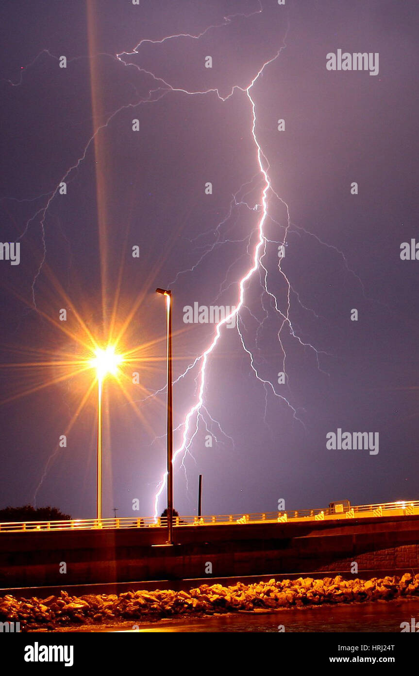 Florida lightning bolt hi-res stock photography and images - Alamy