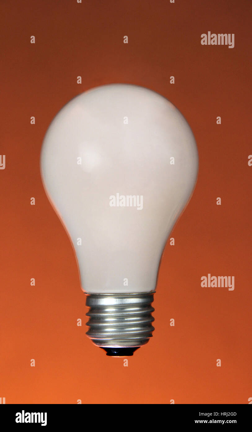 Incandescent Light Bulb Stock Photo - Alamy