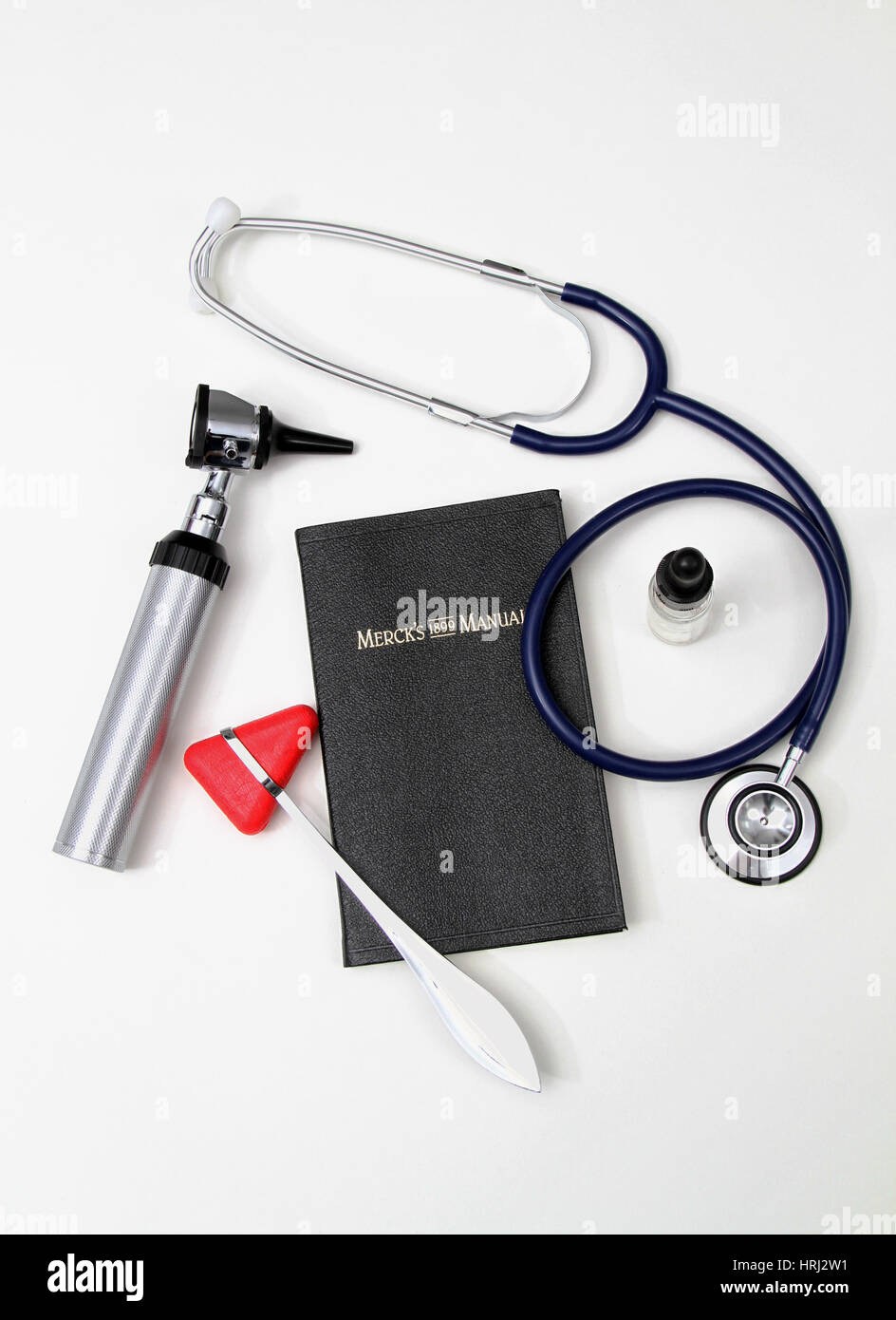 1899 Merck's Manual and Medical Equipment Stock Photo - Alamy